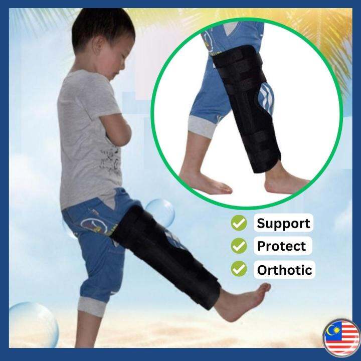 Knee Brace for Kid Children Fixed Joint Guard Support Pediatric Leg ...