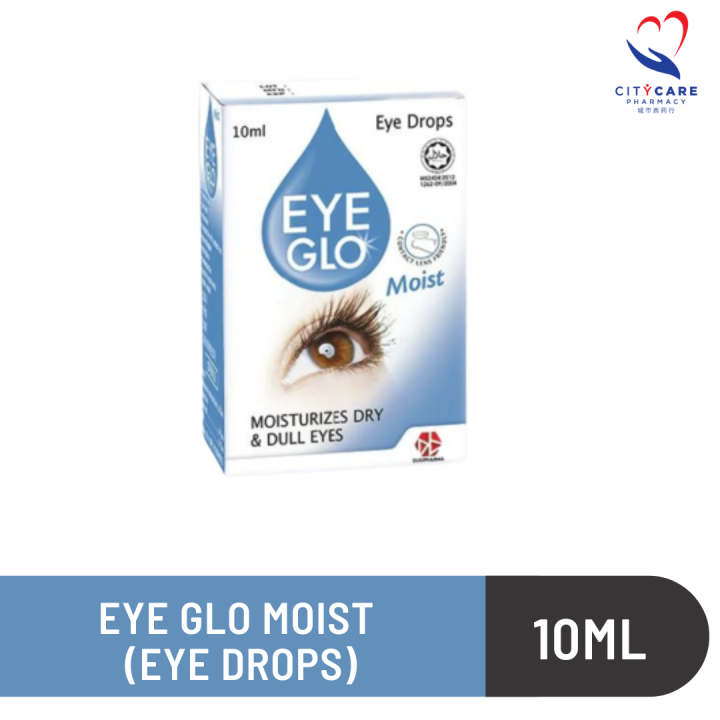 [Exp date : 5/2025] EYE GLO Moist Eye Drops 10ml | Lazada