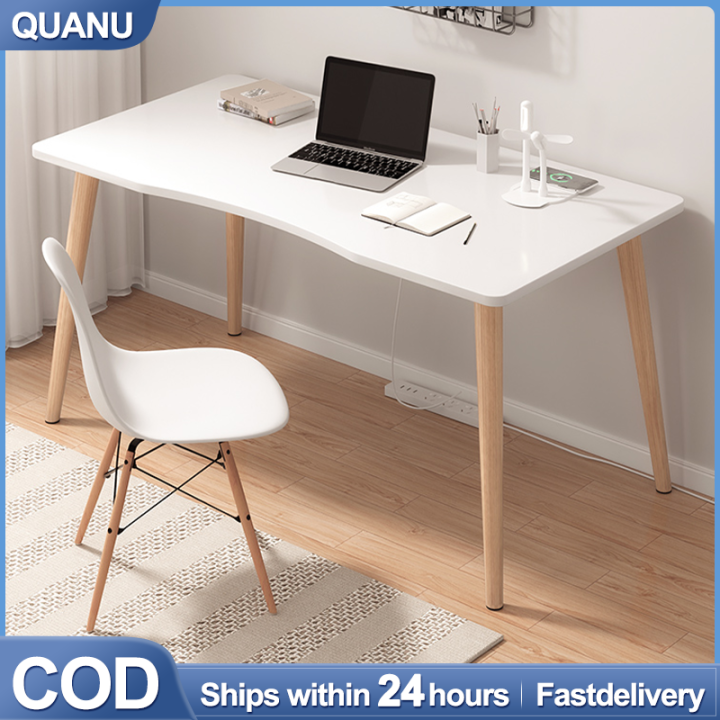QUANU-Nordic Study Table Student Writing Desk Simple Office Computer ...