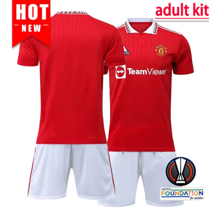 22 23 ManchesterES United adult kit soccer Jersey 2022 2023 Home Men's ...