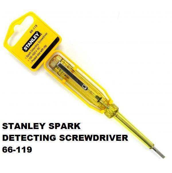STANLEY TEST PEN 66-119 Spark Detecting Screwdriver 100V-500V Pocket ...