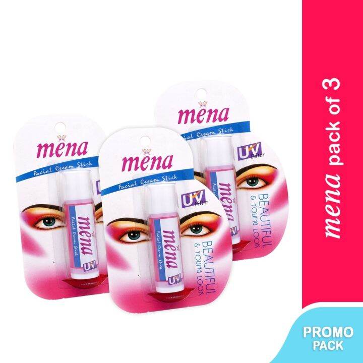 Mena Facial Cream Stick 4.5g ( 3pcs ) | Lazada PH