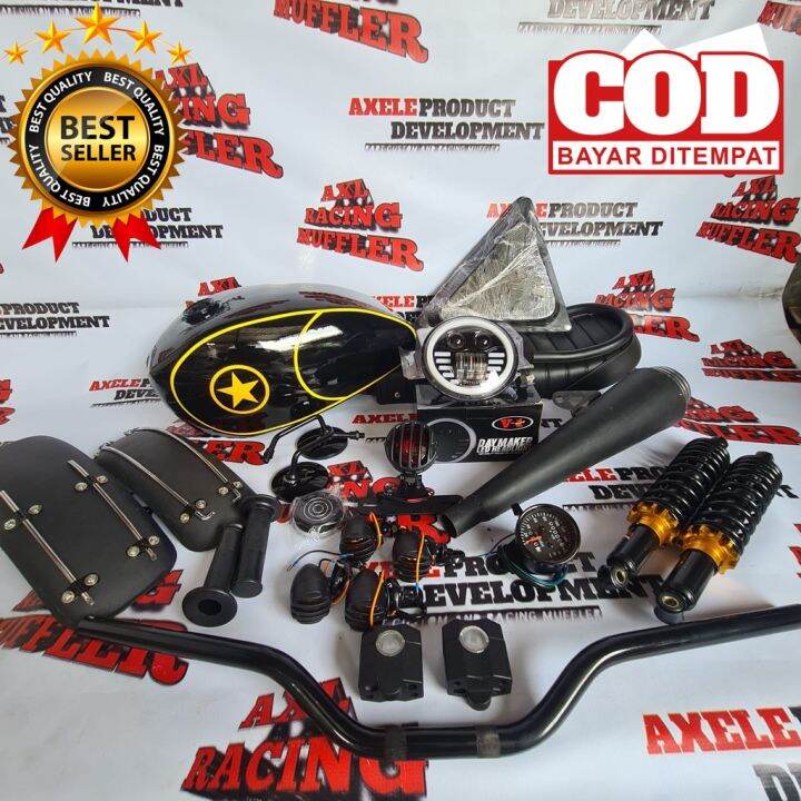 PAKET BODY JAPSTYLE SCRAMBLER STAR EDITION TANGKI CUSTOM JAPSTYLE FULL ...