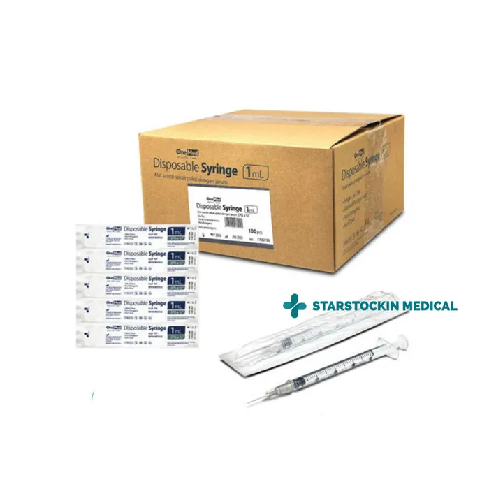 Spoit 1 ml cc Onemed Disposable Syringe Box Isi 100 pcs | Lazada Indonesia