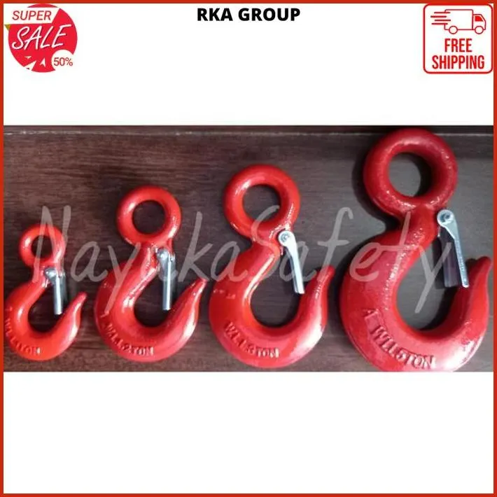 Cargo Hook 2 Ton Rrt / Eye Hook / Cantolan Katrol 2Ton Dengan Pengaman ...