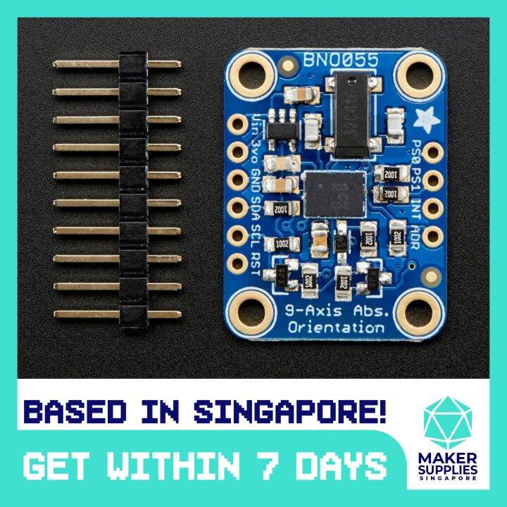 Adafruit 9 Dof Absolute Orientation Imu Fusion Breakout Bno055 2472 9
