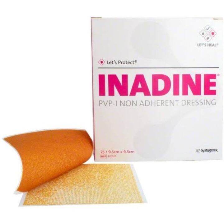 INADINE PVP I NON ADHERENT DRESSING 9.5cmx9.5cm | Lazada PH