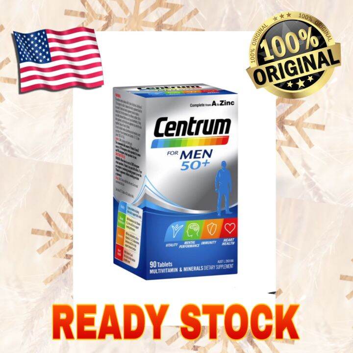 Centrum For Men 50+ (90 Tablets) | Lazada Indonesia
