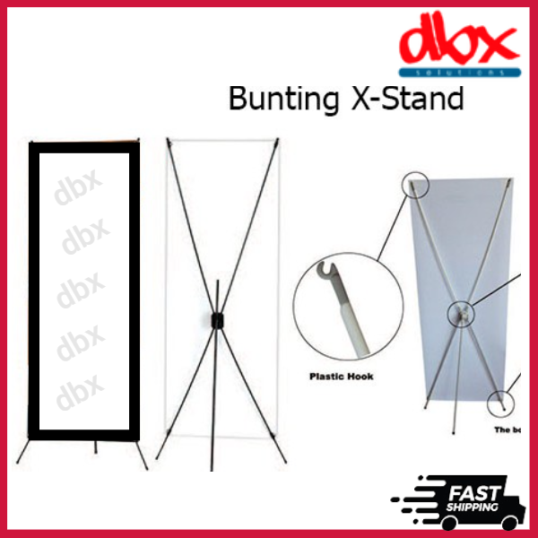 X Bunting Stand (2ft x 5ft) | Lazada