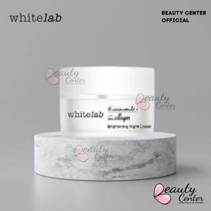 Whitelab Brightening Night Cream Niacinamide + Collagen | Lazada Indonesia