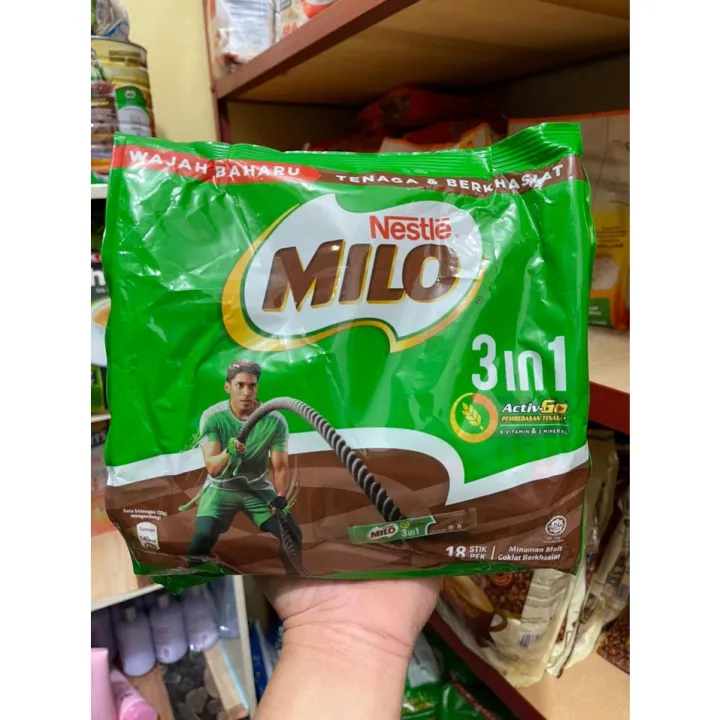 ☂Milo 3in1 MALAYSIA 18 Sachet | Lazada Indonesia