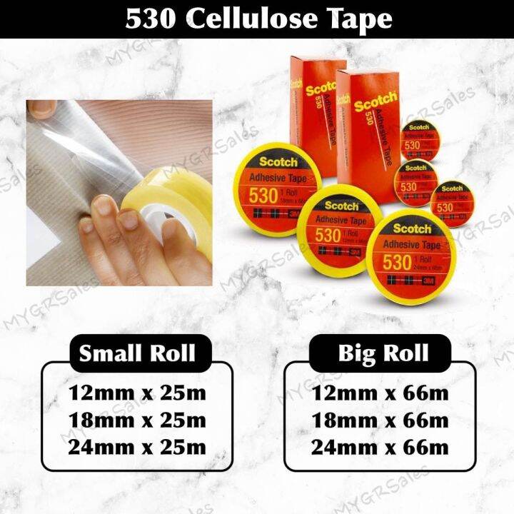 3M 530 Cellophane Adhensive Tape (Original) | Lazada