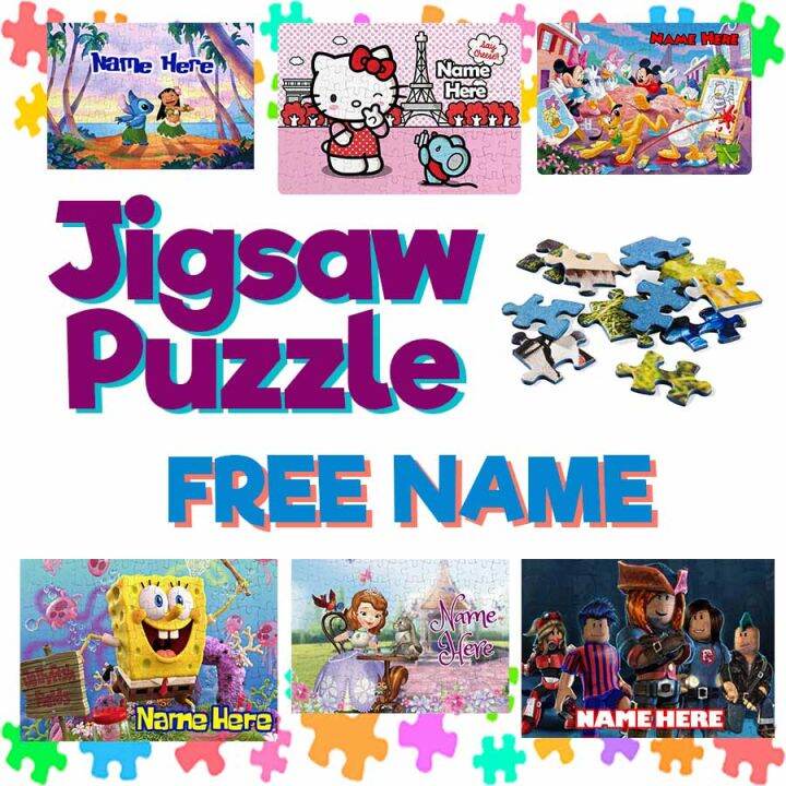 Jigsaw Puzzles (FREE NAMES/Customize Names) | Lazada PH