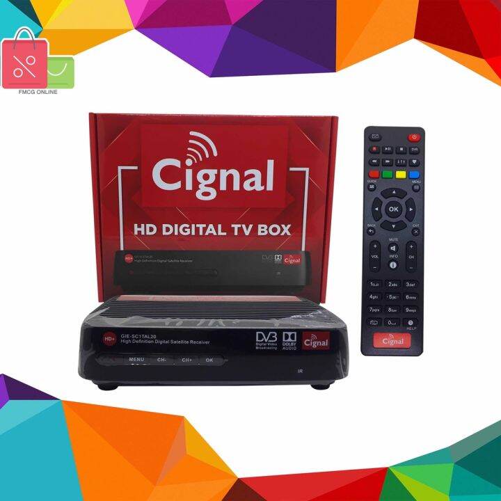 Cignal Prepaid HD Box with 2 months FREE 1000 load (Needs Satellite ...