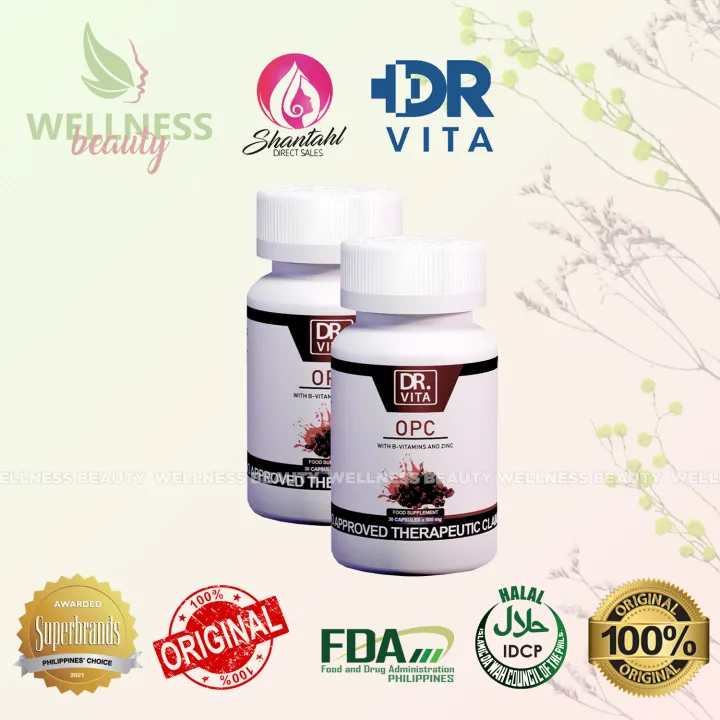 Dr. Vita OPC (BUY 1 TAKE 1) with B-Vitamins and Zinc 500mg 30 Capsules ...