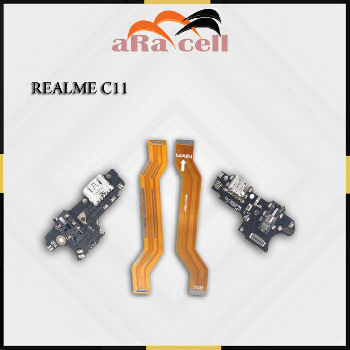 [ ARA CELL ] Flexible Connector Charger & Mic +Board Coneck Realme C11 ...