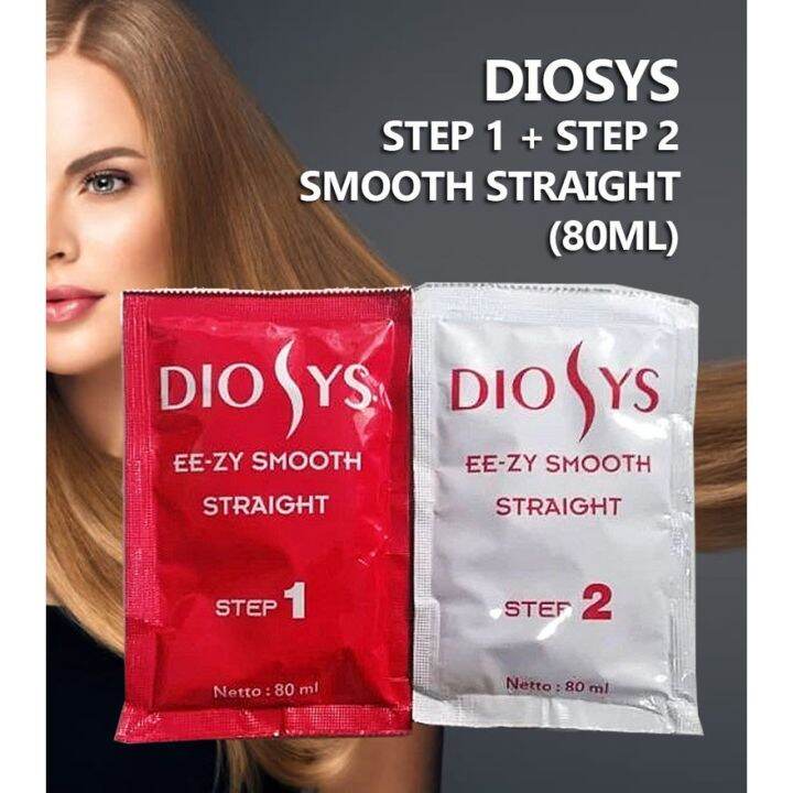 Pelurusan Rambut Diosys step 1 dan 2 Sachet | Lazada Indonesia
