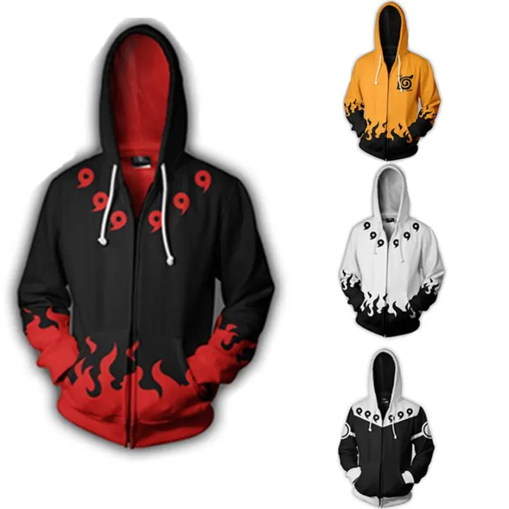 Sex นารูโตะ Hoody Naze O พิมพ์แจ็คเก็ตเสื้อกันหนาวหมวกเสื้อ Th