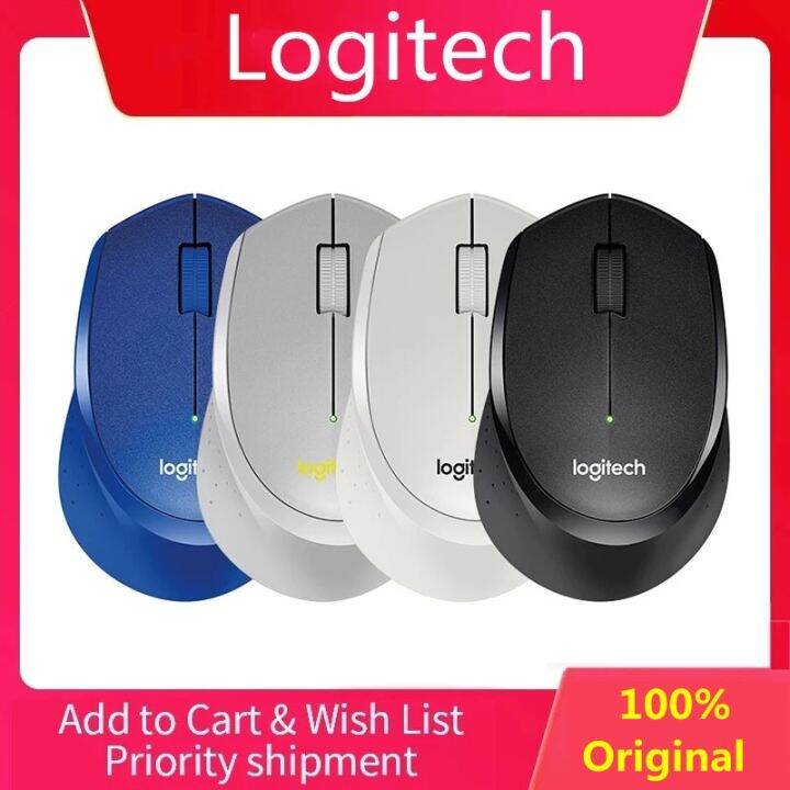 Logitech M330 Silent Wireless Mouse 2.4Ghz USB 1000DPI Receiver Optical ...