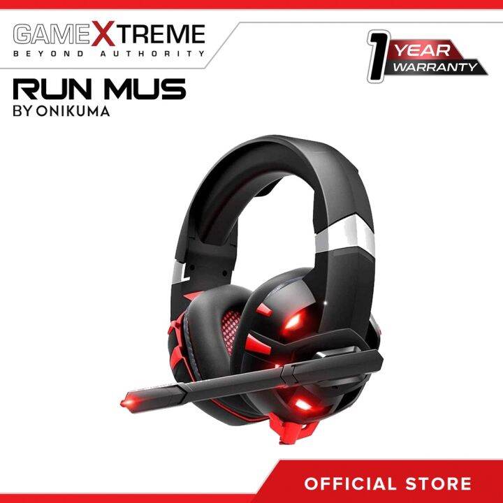 Onikuma RUN MUS K2 Pro Wired Headset BlackRed | Lazada PH