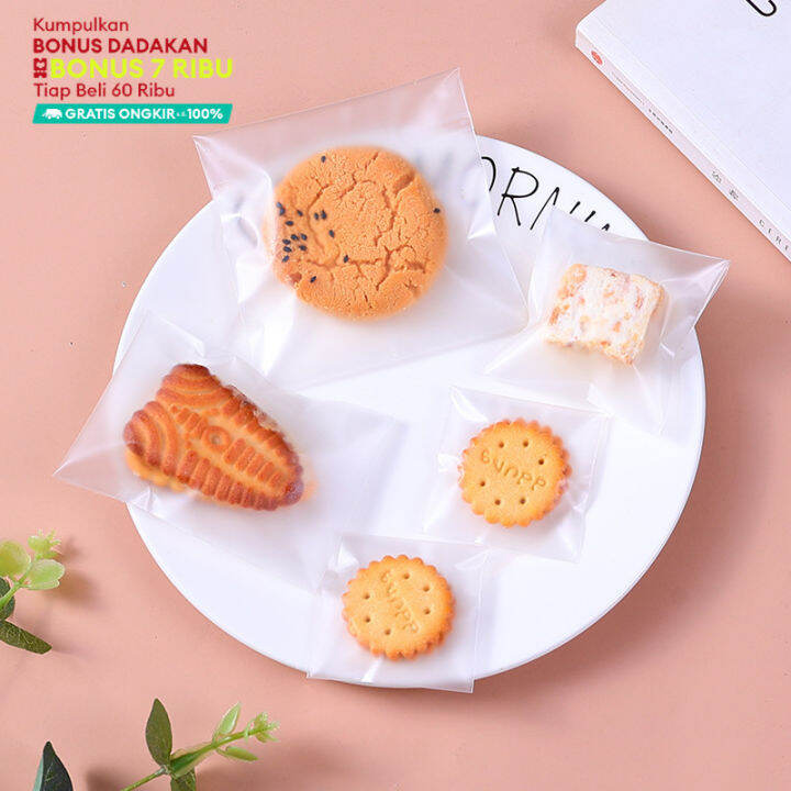 aiGooTan - (ISI 10) PLASTIK COOKIES FROSTED - Kantong Kemasan Cookie ...