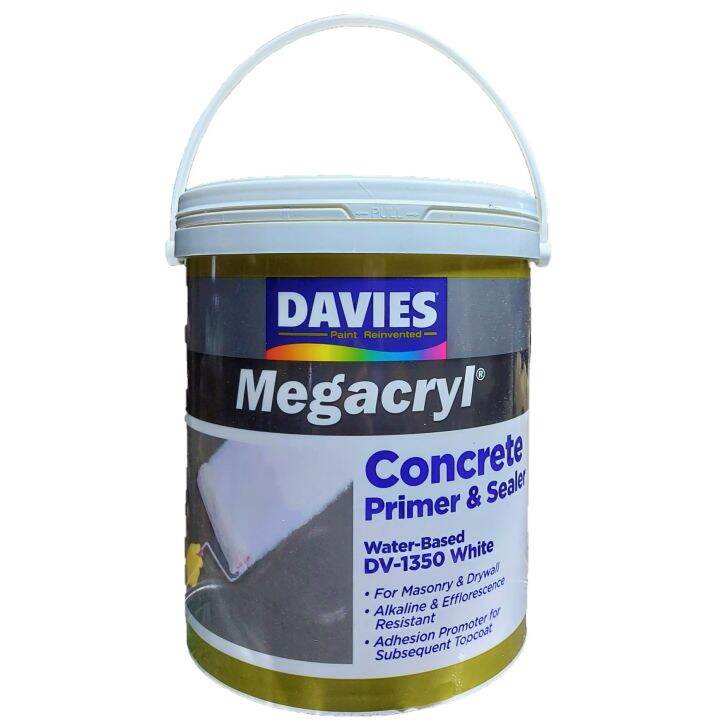 Davies Megacryl Concrete Primer and Sealer - DV-1350 White / DV-1356 ...