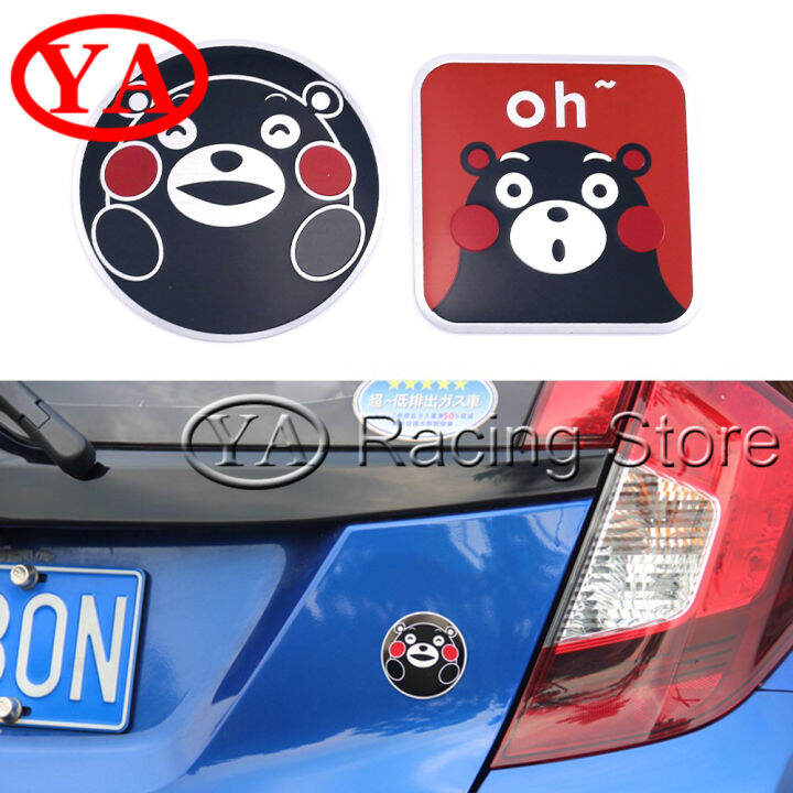 JDM Kumamon Emblem Logo Maskot Sticker For Honda jazz fit gk rs civic ...