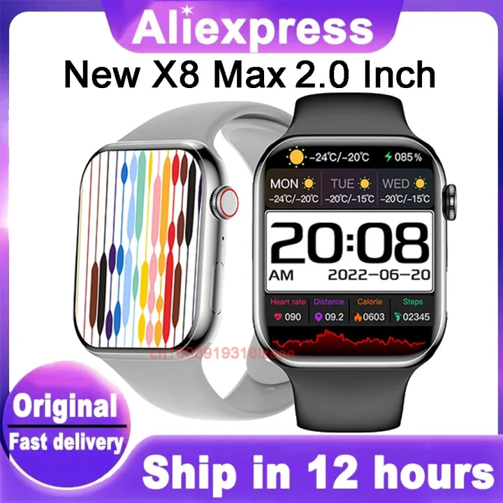 Original X8 Max Smart Watch Upgrade 2.0 Men Smart Watch Women Fitness ...