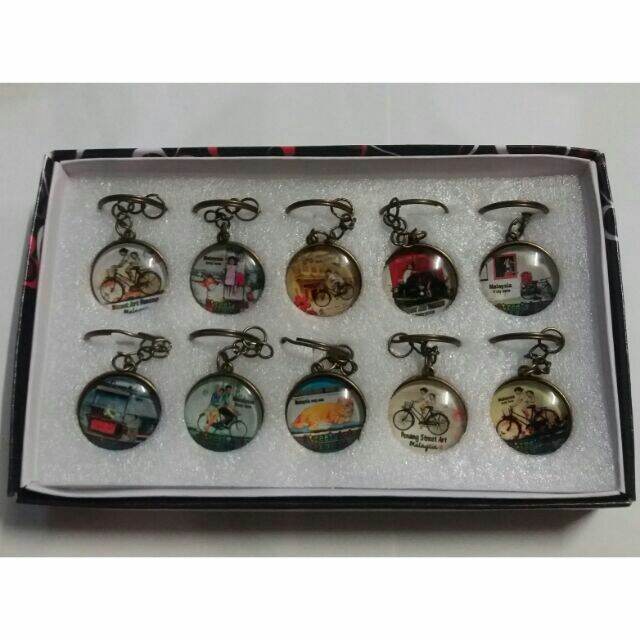 Penang Street Art Souvenier KeyChain | Lazada