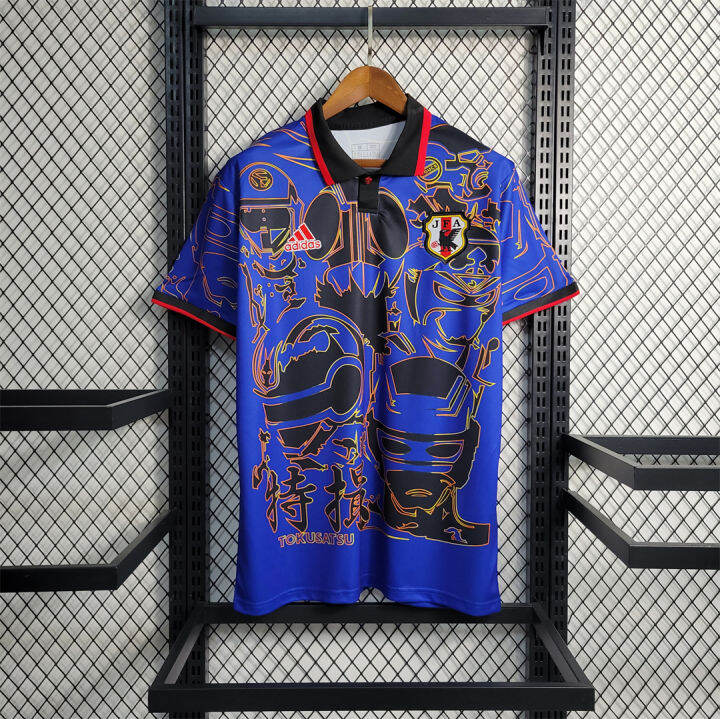 JAPAN MASK RIDER MIX BLUE POLO KIT 2324 FOOTBALL SHIRT SOCCER JERSEY ...