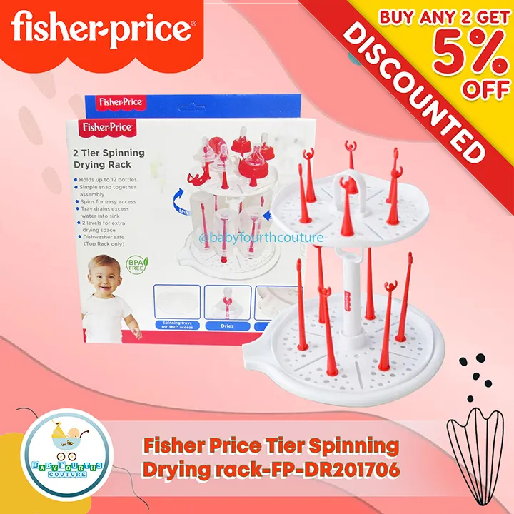 BFCM Fisher Price Tier Spinning Drying rack-FP-DR201706 | Lazada PH