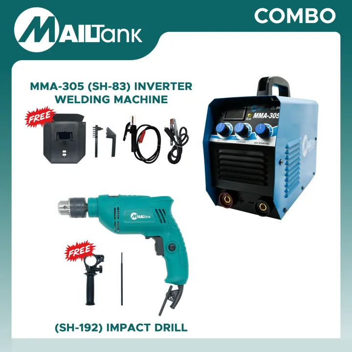 MAILTANK IMPACT/ HAMMER DRILL SH192 AND Welding machine MMA-305G ...