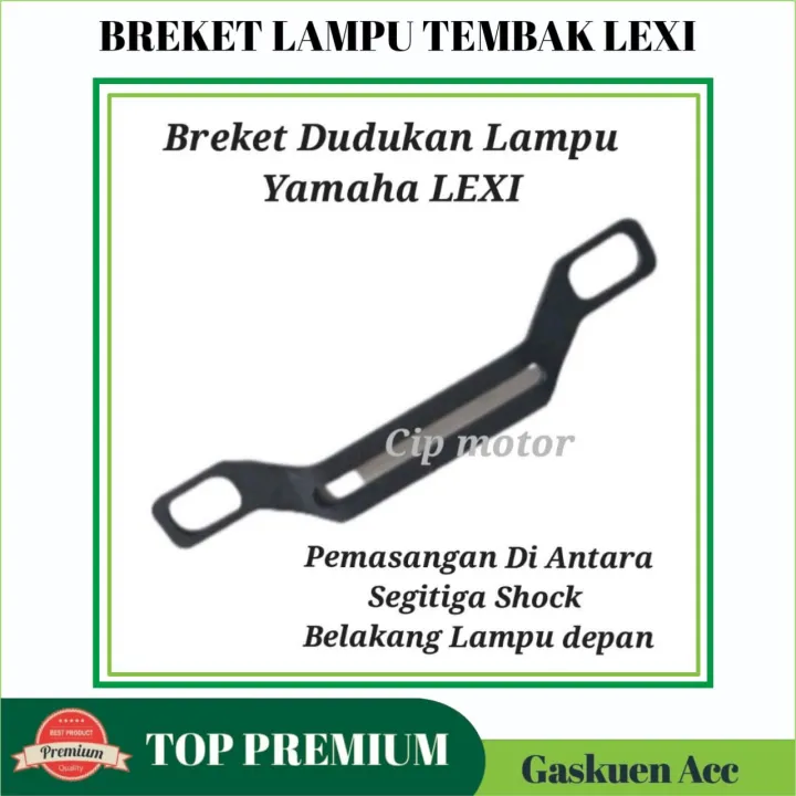 Breket Bracket Dudukan Lampu Tembak Sorot Yamaha Lexi Di Bawah Kolong