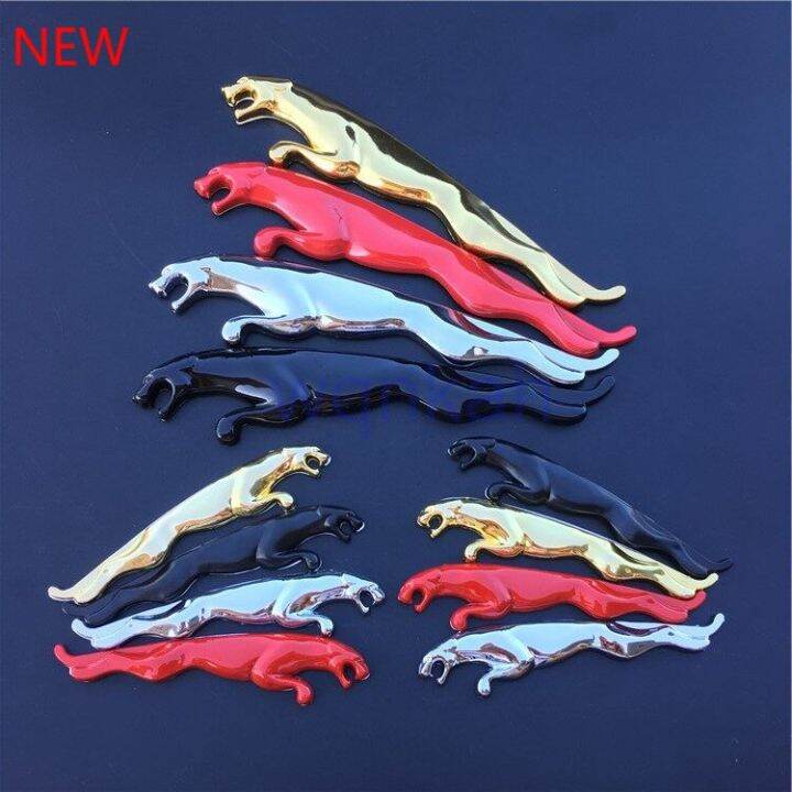 Modified Metal Sticker 3D Leopard Car Auto Decor For Jaguar Emblem ...