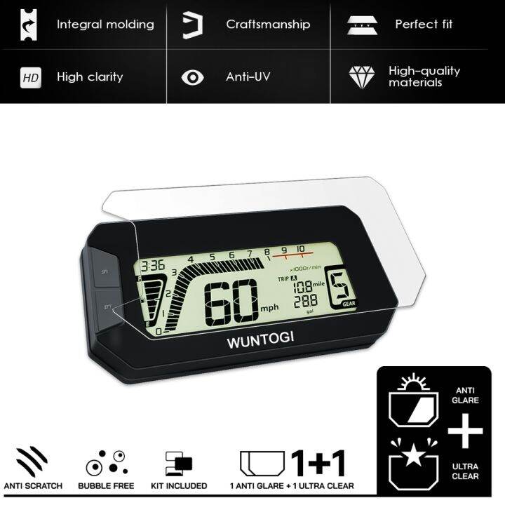 Motorcycle TFT LCD Dashboard Protective Film Dashboard Screen Protector ...
