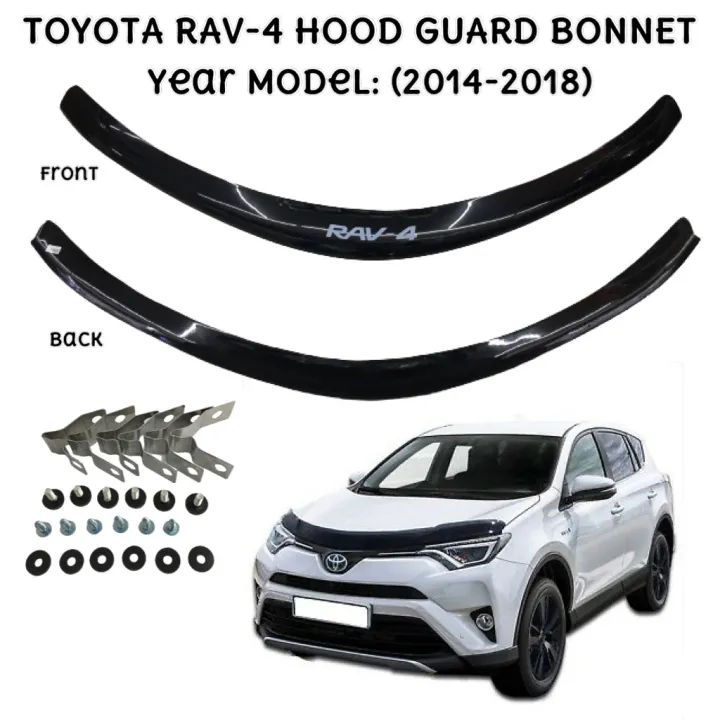 OCPA ABS Bonnet Hood Guard Deflector Cover for Toyota Rav-4 2014 2015 ...