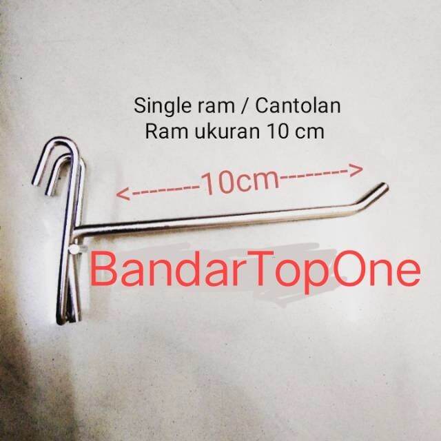 Single ram 10 cm chrome Stenlis | Lazada Indonesia