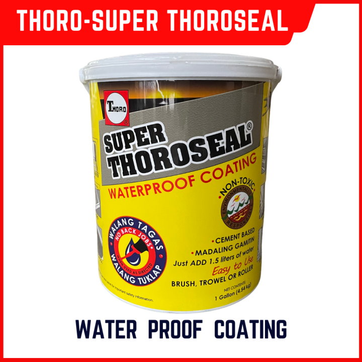 Super Thoroseal Gray Waterproof Concrete-Based Coating Wall Treatment ...