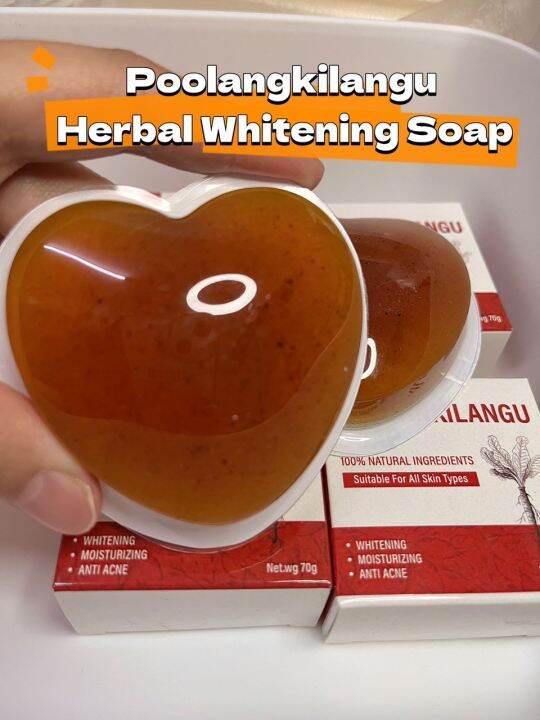 Mystixx Sabun POOLANGKILANGU Herbal Soap 50g / 70g Whitening Soap | Lazada