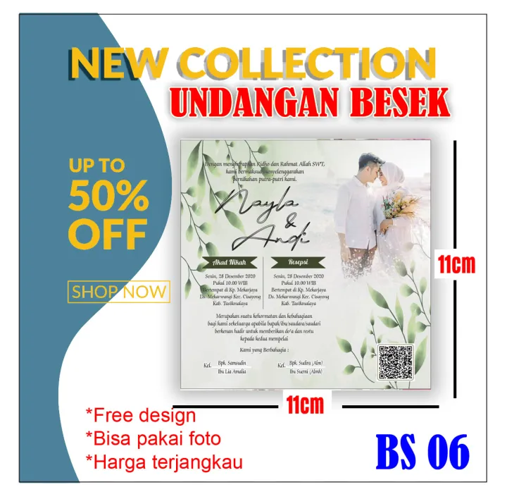 100 biji Undangan besek kotak sorogan punjungan pernikahan 689 | Lazada ...