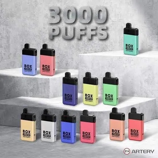 ARTERY BOX ABAR 3000PUFFS 13ml POD (5) 400mAh RECHARGABLE ARETTE ...