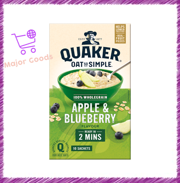 Quaker Oat So Simple Apple and Blueberry 10 Sachets | Lazada