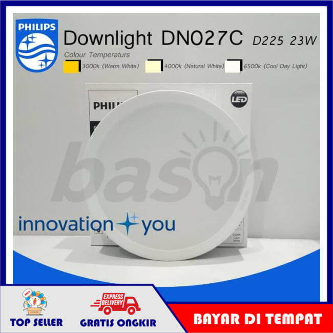 PHILIPS LED Downlight Outbow DN027C 9" 23W LED20 D225 Surface Mounted ...
