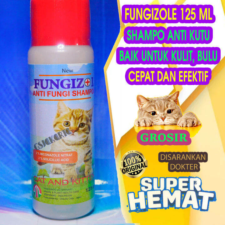 PROMO Kualitas teruji ampuh Shampo anti jamur Kucing koreng Scabies ...