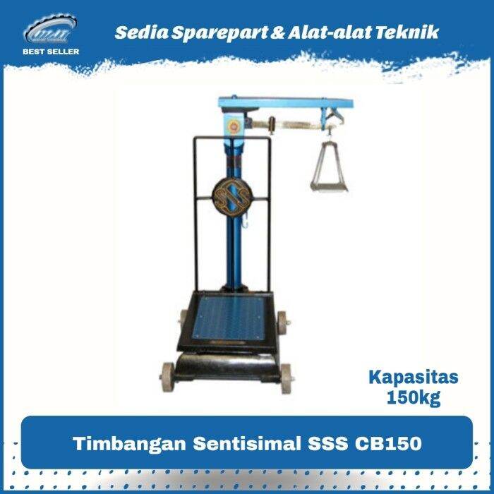 Timbangan Pirbang Duduk Timbangan Sentisimal 150kg Merk SSS Original ...