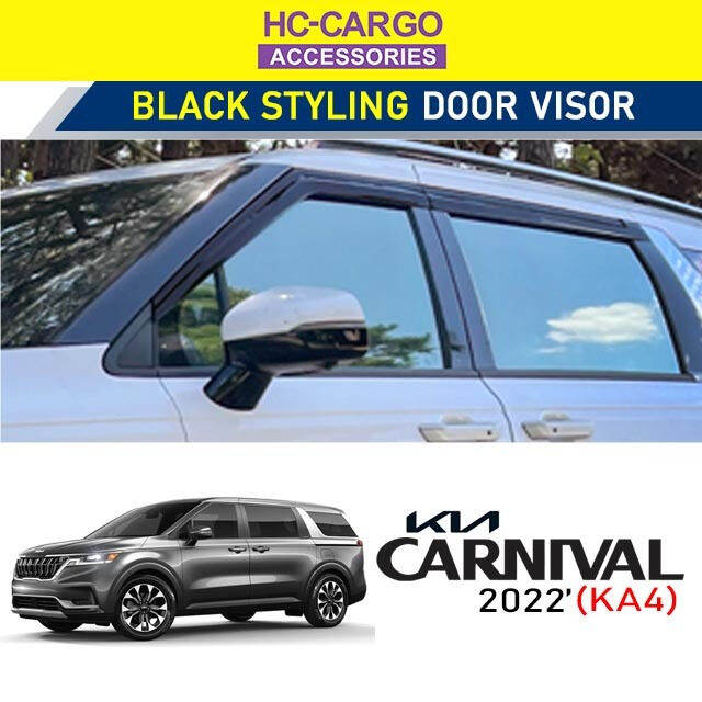 Kia Carnival 2022 KA4 Korea Injection Door Visor Air Press High Quality With Korea 3M Double ...