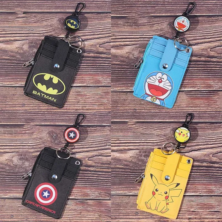 Retractable Bus Card Set Multi-card Position with Coin Purse Multi ...