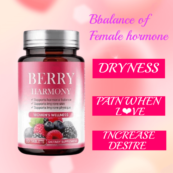 ELICARE-ORIGINAL BERRY HARMONY FOR HORMONAL BALANCE WOMENS WELLNESS 60 ...