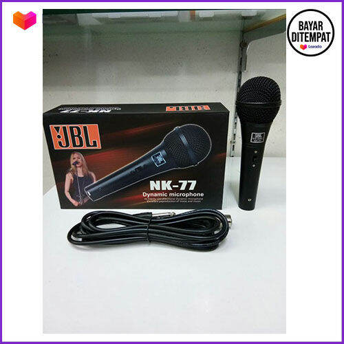 Mic JBL Microphone Kabel NK-77 Mic Super Body Besi dilengkapi koper | Lazada Indonesia