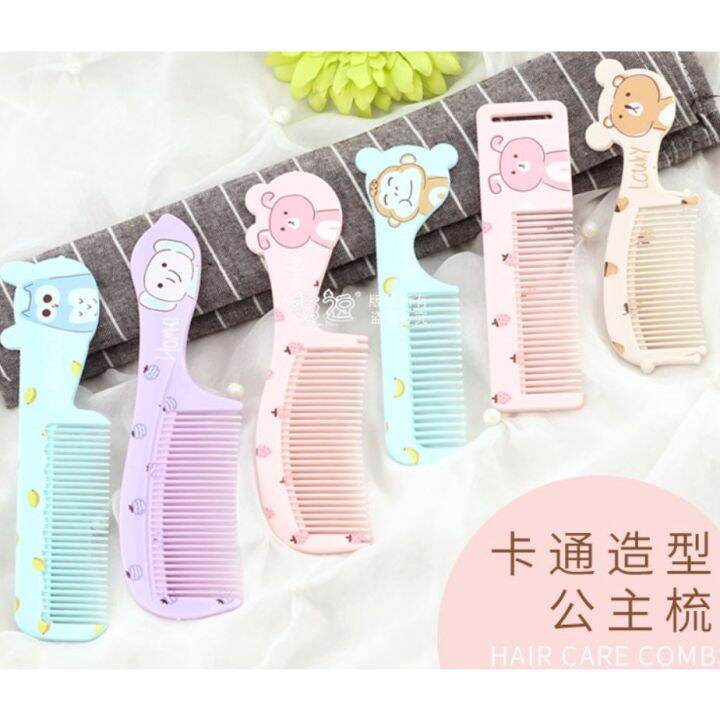 Pocket Comb/Cute Cartoon/Sikat Rambut Comel/Colourful/Lovely Color | Lazada
